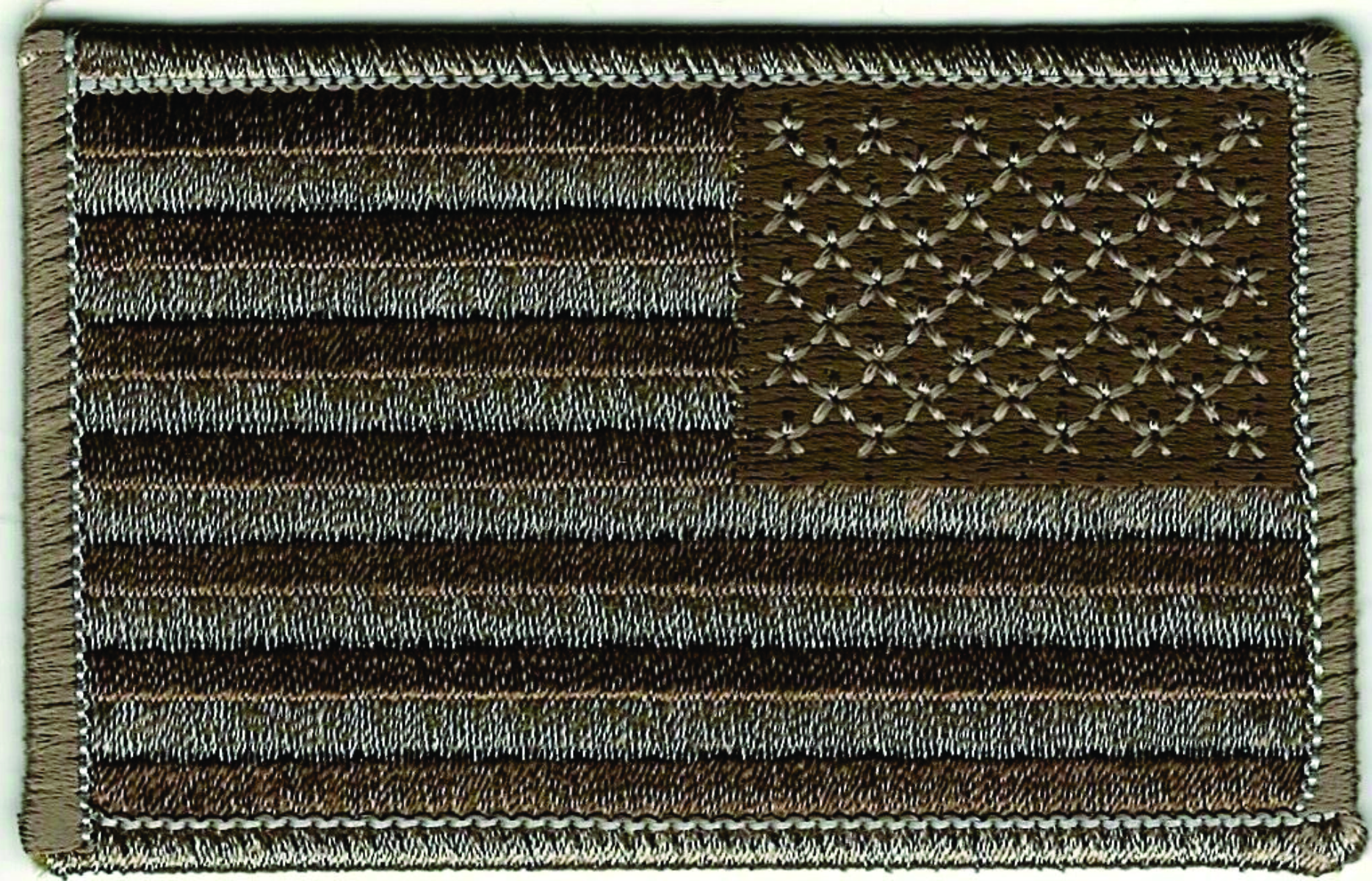 Reversed Desert USA Flag Patch Tactical Military Morale - B&B Accessories